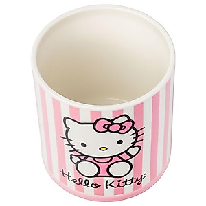 Silver Buffalo Sanrio Hello Kitty Pink Ceramic Cookie Snack Jar (Medium)