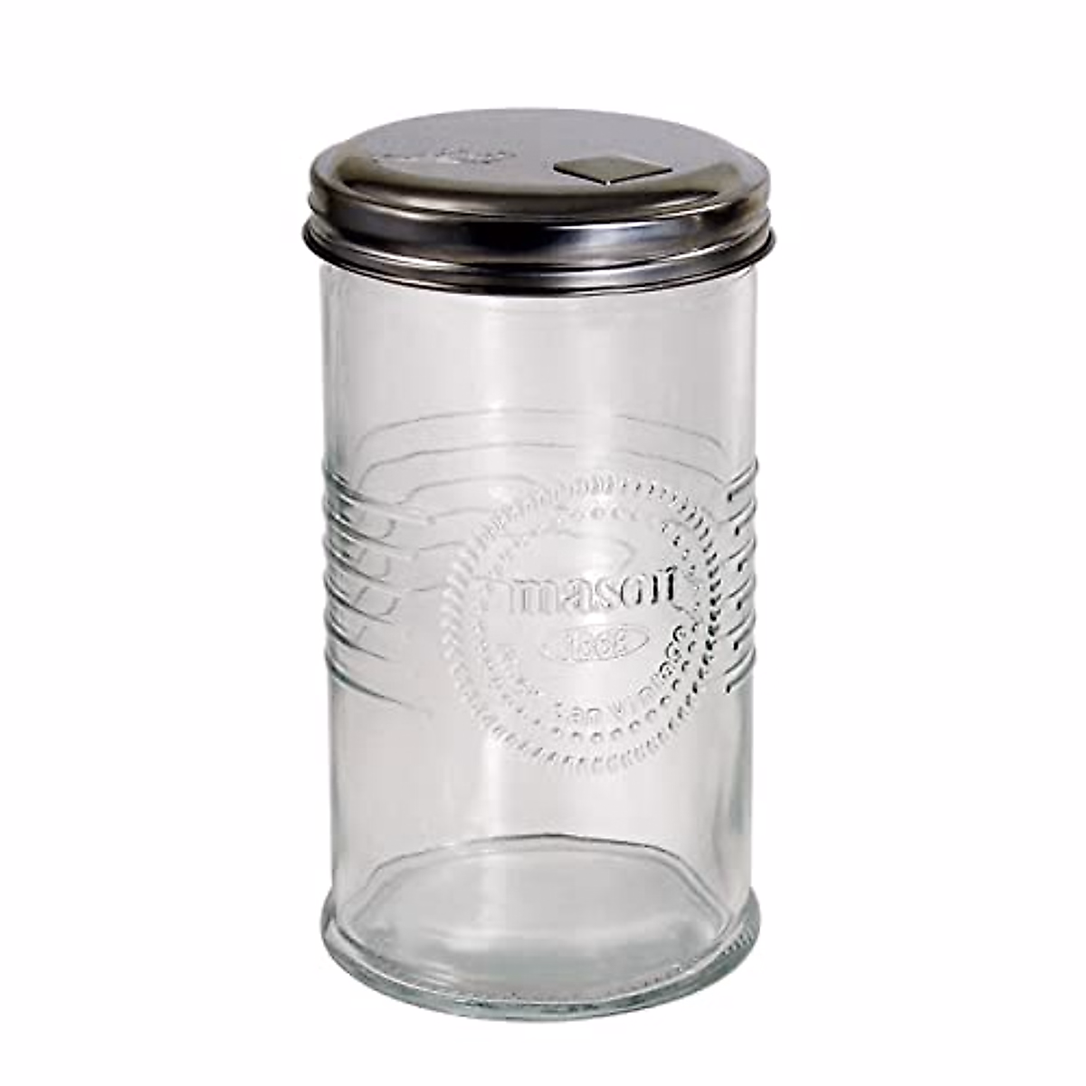 Grant Howard Mason Classics Sugar Shaker 14 oz, Glass Sugar Dispenser