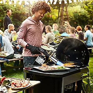 Sondiko Powerful Grill & Cooking Torch L8010, Sous Vide, Propane Kitchen torch, Campfire Starter,  Adjustable Flame Thrower Fire Gun for Steak, BBQ and Baking