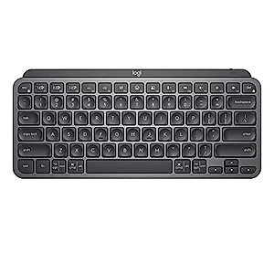 Logitech MX Keys Mini Minimalist Wireless Illuminated Keyboard, Compact, Bluetooth, USB-C, for Apple macOS, iOS, Windows, Linux, Android - Graphite - With Free Adobe Creative Cloud Subscription
