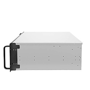 SilverStone Technology RM41-H08 4U Rackmount Server Case with 5 x 3.5 Hot-Swappable Bay and 3 x 5.25 Bays with USB 3.1 Gen 1 RM41-H08-x