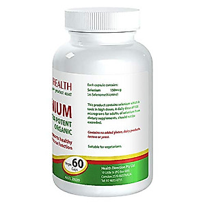 Cabot Health Selenium Ultra Potent 60 Capsules