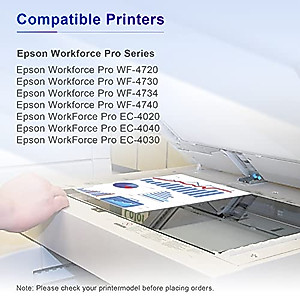 Vinker 802XL Remanufactured Ink Cartridge Replacement for Epson 802XL Ink Cartridges Combo Pack T802XL 802 T802 for Workforce Pro WF-4720 WF-4730 WF-4734 WF-4740 EC-4020 EC-4030 Printer (4 Pack)
