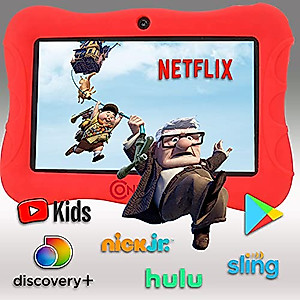 Contixo V9 Kids Tablet and H1 Kids Headphones Bundle, 7-inch HD, Ages 3-7, Toddler Tablet with Camera, Parental Control - Android 10, 32GB