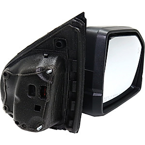 Kool Vue Driver & Passenger Side Power Heated Mirrors for Ford F-150 2015-2019 Power Fold With Signal Light, Blind Spot Monitor; without Memory Textured w/o 360-Degree Cam