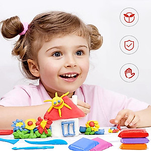 36 Colors Air Dry Clay,Magic Modeling Clay with Tools,Ultra Light DIY Modeling Clay for Kids,Children,DIY Crafts,Creative Art Crafts