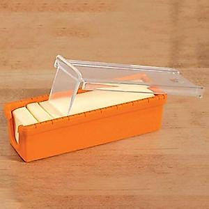 Silicone Butter Keeper with Built-in Slicing Blade & Microwave Safe Lid - Keep Butter Fresh & Accessible BPA Free
