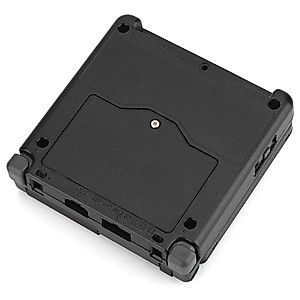 Lazmin Replacement Housing Shell Case Cover Repair Part, Screen Glass Lens & Screwdrivers Tool for Gameboy Advance SP Console, Prevent from Stains, Scratch, rub, and Erosion (Black)