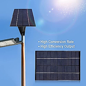 Heyiarbeit 12V 6W Polycrystalline Mini Solar Panel Module DIY for Light Toys Charger 170x200mm?1Pcs