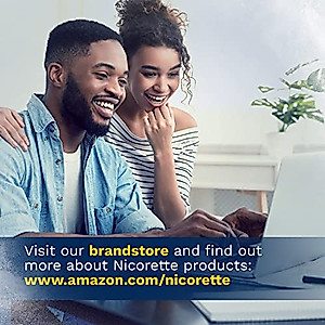 Nicorette 4 Mg Nicotine Gum to Help Quit Smoking with Behavioral Support Program - White Ice Mint Flavored Stop Smoking Aid, 160 Count