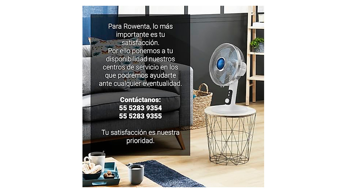 Rowenta Turbo Silence Desk Fan - Ultra Quiet & Powerful