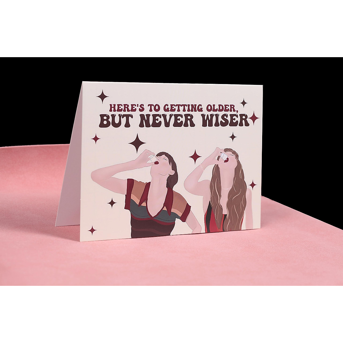 Tuoshei Singer Album Style,Funny Birthday Card,Singer Era Foldable Style, Great Sweet Birthday Gifts for Her Him for Fans - with Envelope