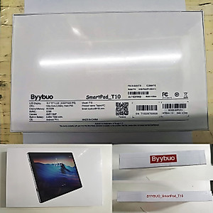 BYYBUO Android Tablet 10.1 Inch, Android 12 Tablet with Case, 1920x1200 IPS FHD Display, 2.0 GHz Octa-Core Processor, 4GB RAM 64GB ROM 7000mAh Battery,Dual Camera,WiFi,Bluetooth,GPS