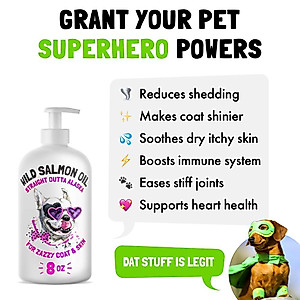 LEGITPET Probiotics for Dogs with Natural Digestive Enzymes 120 Soft Chews and Wild Alaskan Salmon Oil for Dogs & Cats 8 oz and Paw Balm Wax Soother & Moisturizer Cream with Coconut Oil 2oz Bundle