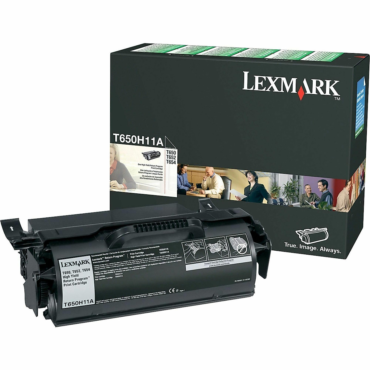 Lexmark T65X - T650H11A Hy Return Program Print Cartridge,Black