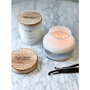 Better Homes & Gardens. 18oz Scented Candle, Salted Coconut Mahogany 2-Pack, White, 35526