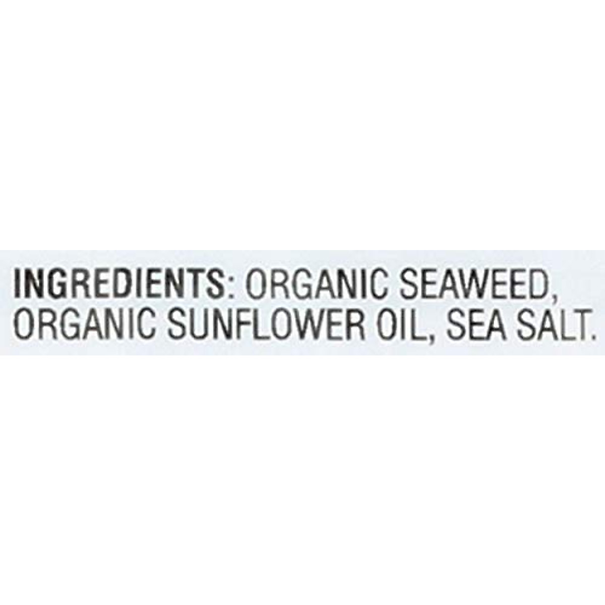 gimMe - Sea Salt Organic Roasted Seaweed Sheets Keto, Vegan, Gluten Free Great Source of Iodine & Omega 3’s Healthy On-The-Go Snack for Kids Adults 6 Count( Pack 1)