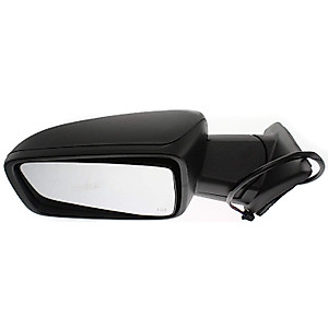 Kool Vue Left Power Heated Door Mirror Compatible With Ram 1500 2011-2013 Textured Crew Cab & Standard Cab
