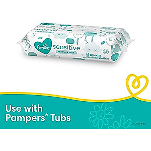 Pampers Cruisers Disposable Baby Diapers Size 7, 2 Month Supply (2 x 88 Count) with Sensitive Water Based Baby Wipes, 12X Pop-Top Packs (864 Count)