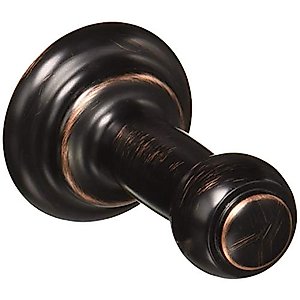 hansgrohe Hook Timeless 0-inch Classic Towel Holder in Rubbed Bronze, 06099920