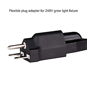 BloomGrow 110V / 120V to 220V / 240V Plug Adapter Electrical Converter for US (4 PCS)