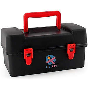 Battle Tops Case, Storage Case, Durable Plastic Carrying Box Compatible with Beyblade Burst Gyro Launcher Accessories with Carrying Handle