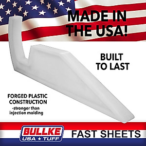 bullke The Original Mattress Lifter Ergonomic USA Made Bed Maker Tool to Helps Lift and Hold The Mattress, Better Handle Design Can Tuck Sheets or Bed Skirts, Wedge Design