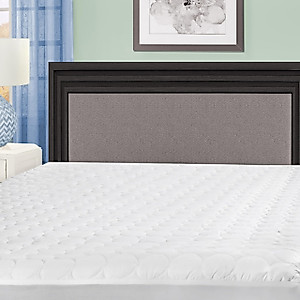 Superior MAT PAD QT QN Quilted Mattress Pad Protector Cover, Queen, White
