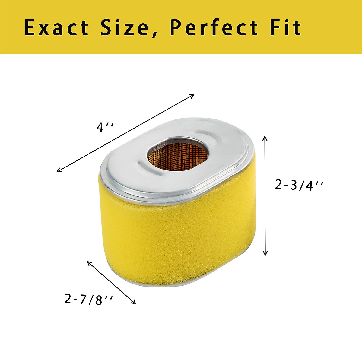 DemJamr GX160 Air Filter Spark Plug Kit for Honda GX160 GX200 GX140 5 HP 5.5 HP 6 6.5 HP Engines, Replaces Honda 17210-ZE1-505 17210-ZE1-820 17210-ZE1-517 Air Cleaner