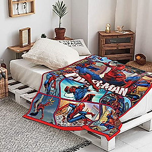 Blanket Flannel Manga Soft Cozy Throw Blanket for Couch Bed Sofa 52"x 62"