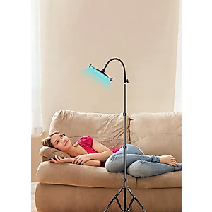 elitehood Tablet Floor Tripod Stand, Stronger Gooseneck iPad Tripod Stand, 72" Adjustable iPad Stand Holder for Stream/Watching, for iPad Pro 12.9, Mini, Air, iPhone and 4.7-13" Tablet and Cellphone