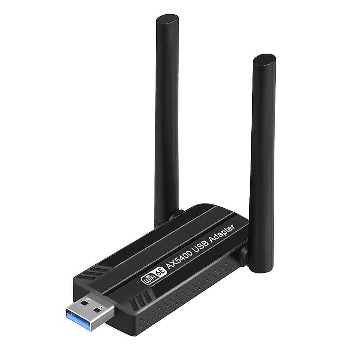 eppfun WF06E WiFi 6e 5400Mbps USB3.0 Adapter for PC/Desktop/Laptop, WiFi Stick Dongle with 2.4GHz/5GHz/6GHZ, Auto Driver, MU-MIMO, Low- Latency, Supports Win11/10