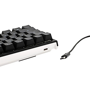 Ducky One 2 Mini 60% Gaming Keyboard - Cherry MX Brown Switches - New Petite Bezel Design - RGB - Detachable USB Type C Cable - PBT Double Shot Keycaps - 3 Level Angle Adjustment