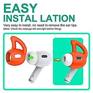 [5 Pairs] Silicone Ear Hooks for AirPods Pro 2, Ear Hook Anti Slip AirPods Pro 2 Accessories Compatible with AirPods Pro 2nd Generation (2022) - NOT Fit in Case