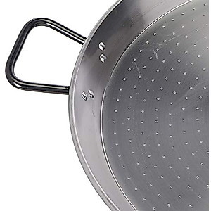 Pata Negra Double-Gauge Steel Paella Pan (22 inches/55 cm)