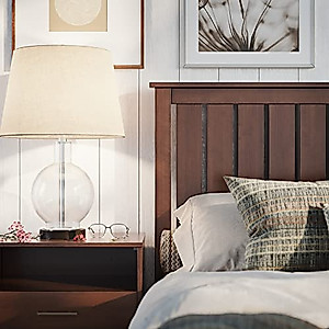 Classic Brands Glendale Walnut Color Wood Bed, Full