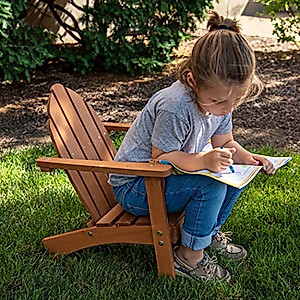 Wood Deck Chair - 18" lx18 wx22 h Brown Boys