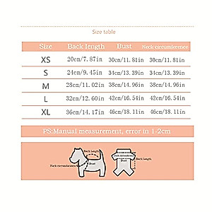 Dog Clothes for Large Dogs Girl Dress Fashion Cute Pet Print Skirt Breathable Summer Comfortable Puppy Girl Dog Shirts for Small Dogs (Small, Red)