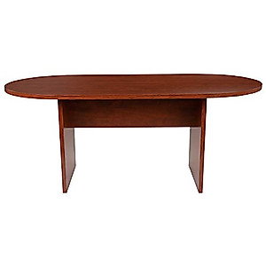 Flash Furniture Jones 6 Foot (72 inch) Oval Conference Table in Cherry