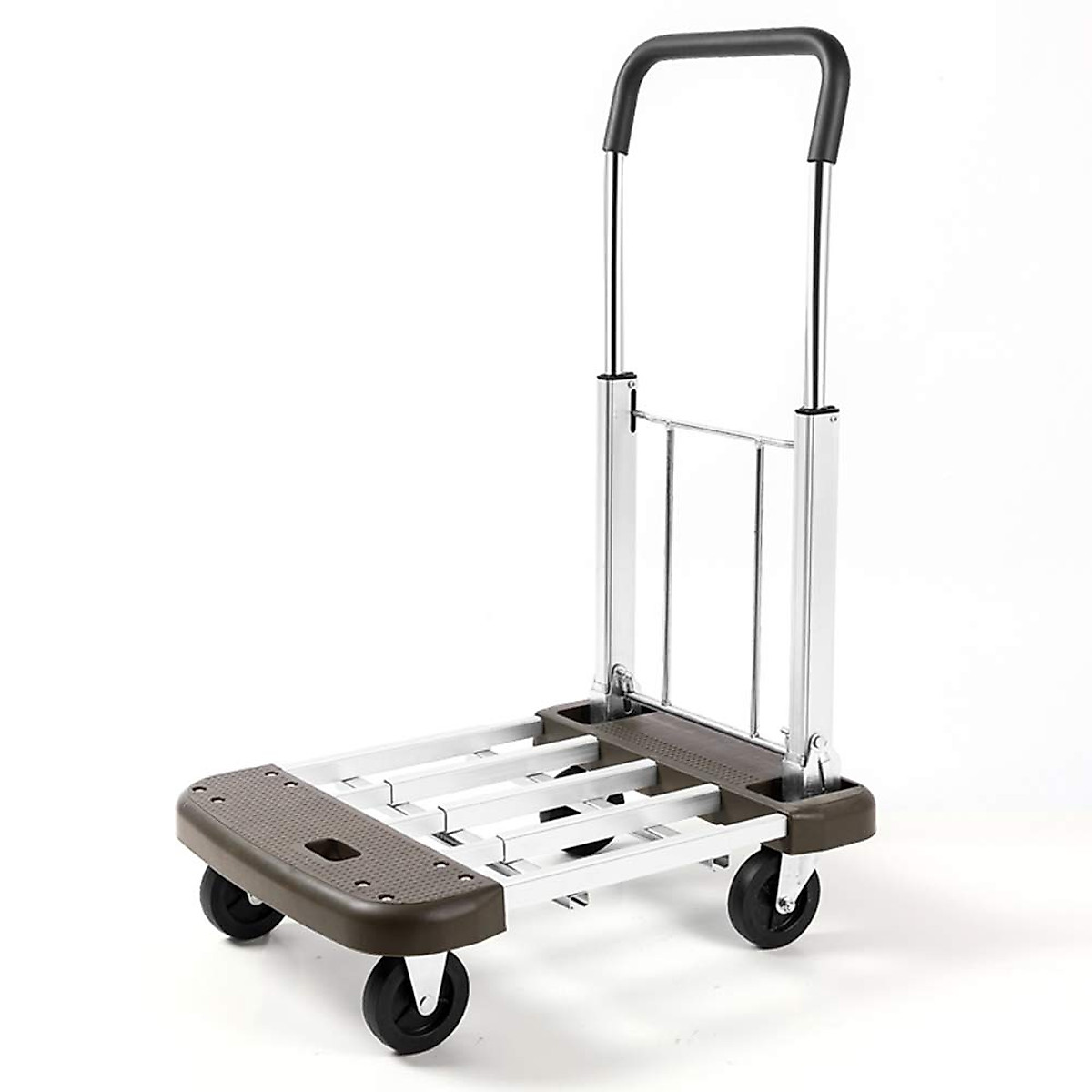 GTFDXJ Portable Trolleys, Stable and Durable Handling Vehicles, Small Carts and Trucks, Foldable Trolleys, Flatbeds, Household Telescopic Trailers