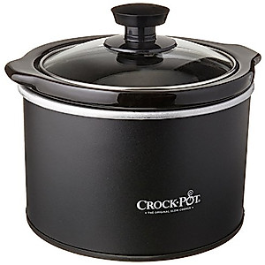 Crock-Pot SCR151 1-1/2-Quart Round Manual Slow Cooker, Black