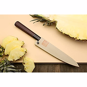 Yoshihiro Ice Hardened Stainless Steel Japanese Chef Knife Set (Gyuto (210mm) & Petty (150mm))