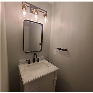 Modern Handkerchief Rack - Handkerchief holder, wall mounted or under shelf, available in many sizes and styles (POWDER COATED BRASS, 8 inches)