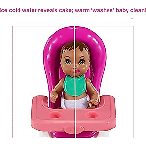 Barbie Skipper Babysitters Inc. Dolls & Playset with Babysitting Skipper Doll, Color-Change Baby Doll, High Chair & Party-Themed Accessories for Kids 3 to 7 Years Old