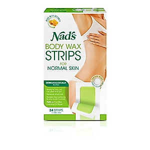 Nad's Hair Removal Strips, 24 Strips (Pack of 2)
