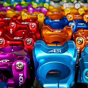 Industry Nine A318 Bike Stem - Black 31.8mm Mountain Bike Stem with 30mm Length - Made in USA