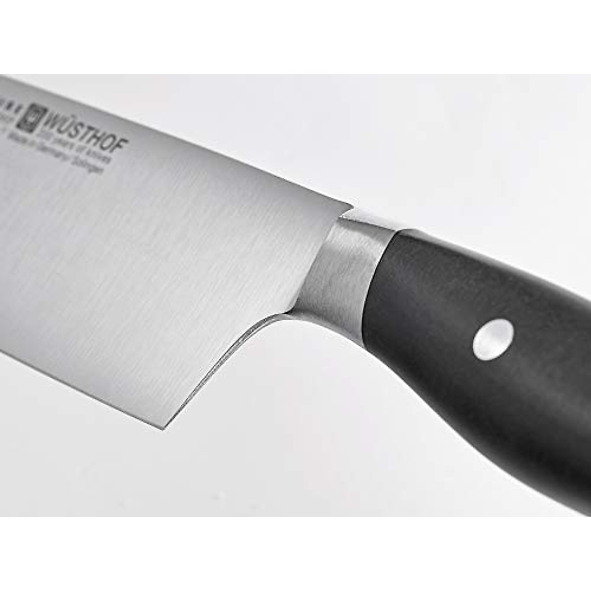 Wüsthof chef's knife, 20 cm blade, Epicure Slate, all-purpose knife, stainless, ergonomic handle, handy, sharp kitchen knife