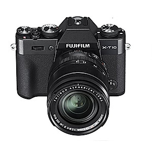 Fujifilm X-T10 Black Mirrorless Digital Camera Kit with XF 18-55mm F2.8-4.0 R LM OIS Lens - International Version