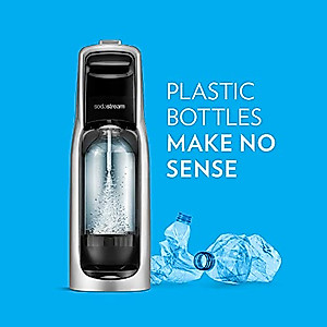 SodaStream Jet Sparkling Water Maker, Kit w/60l Cylinder, Silver
