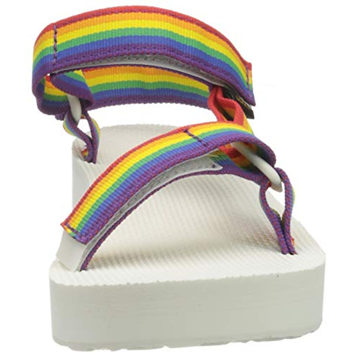 Teva womens Midform Universal Wedge Sandal, Rainbow/Black, 8 US